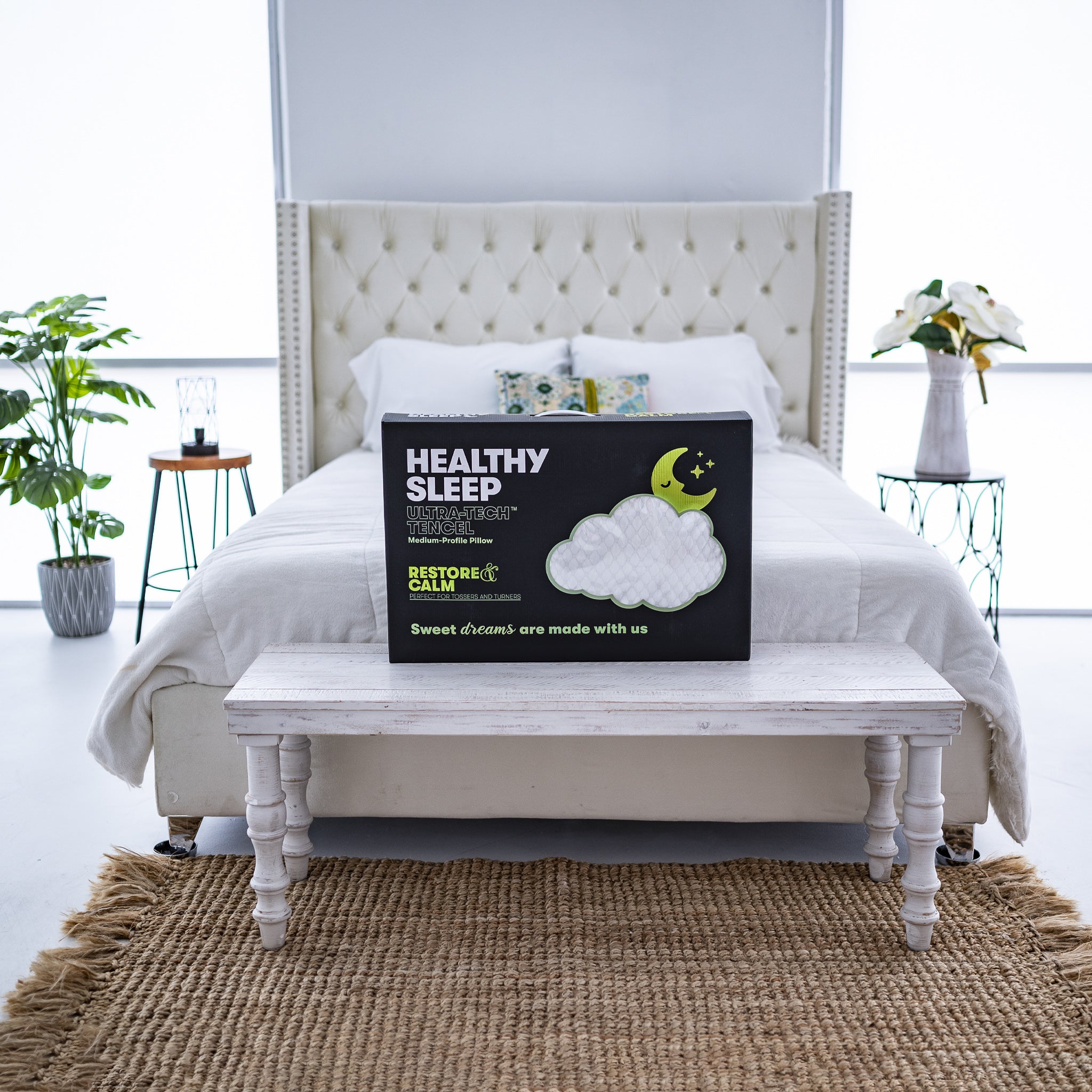 Ultra-Tech™ Tencel Restore & Calm Pillow – Healthy Sleep™
